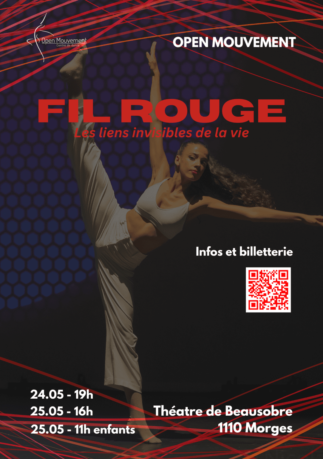 Open mouvement - Théâtre de Beausobre - Morges